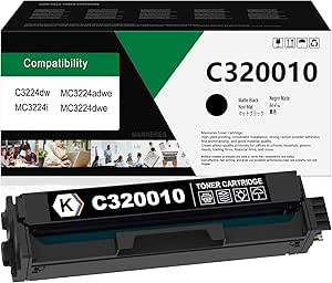 Amazon.com: C320010 Black Toner Cartridge(1Pack) - MNRS Compatible ...