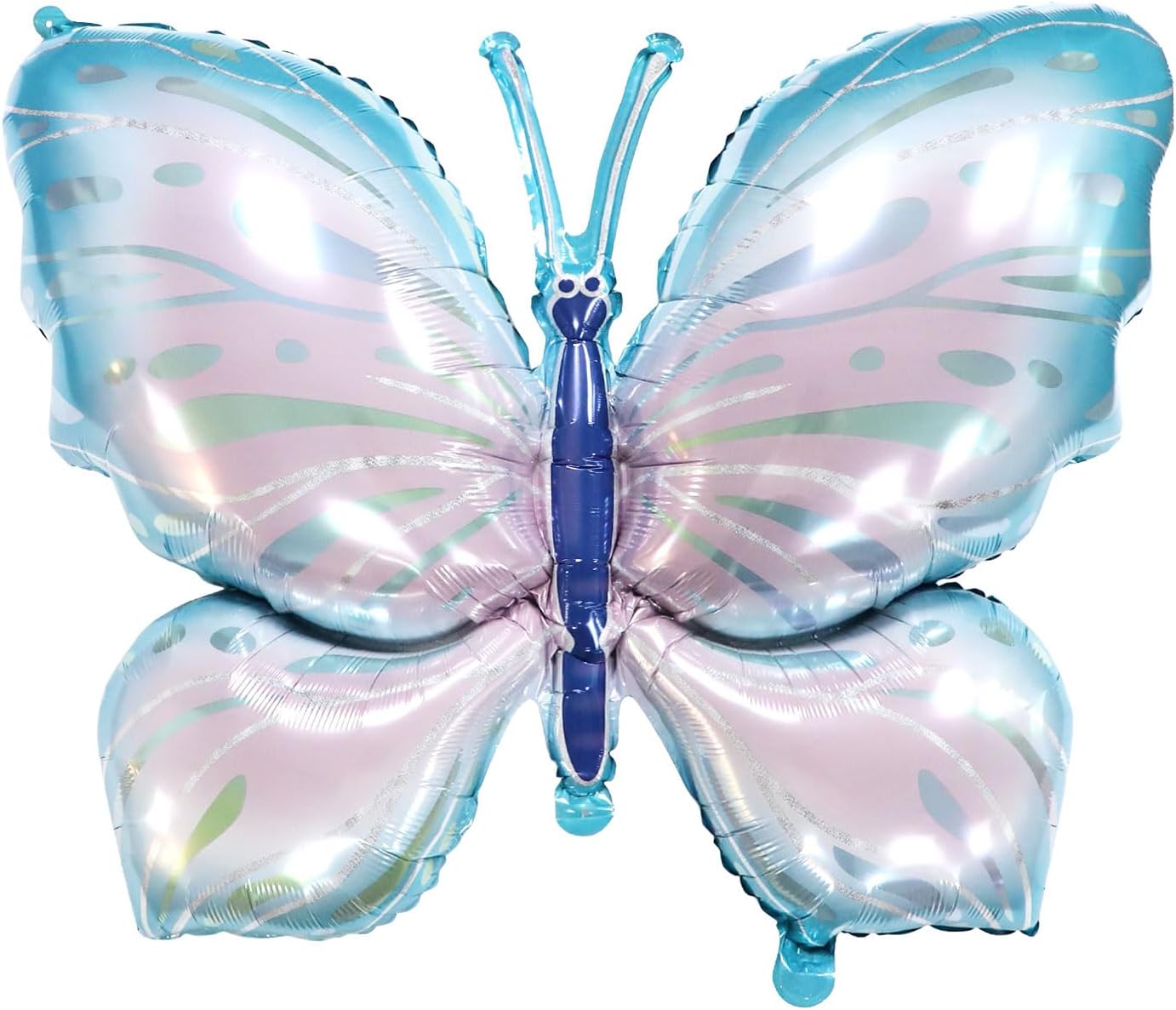 Amazon.com: Dohia Butterfly Balloon Foil Mylar for Themed Party ...