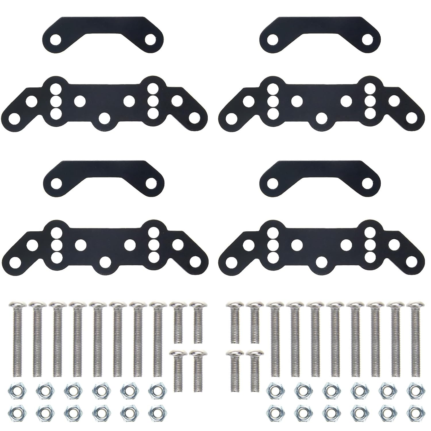 Amazon.com: TOOMOD Aluminum Axle Link Shock Absorber Bracket Front Rear ...