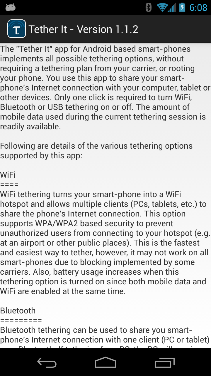 Tether It: app su Amazon Appstore