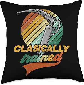 Amazon.com: Clasically Trained - Laryngoscope Anesthesia Throw Pillow ...