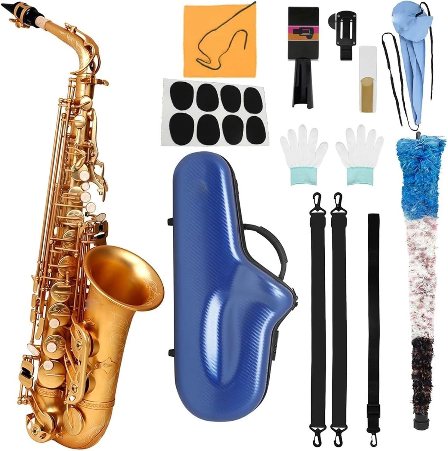 Beginner Saxophones Alto Saxophone In E Flat Key Beginner Set Includes ...