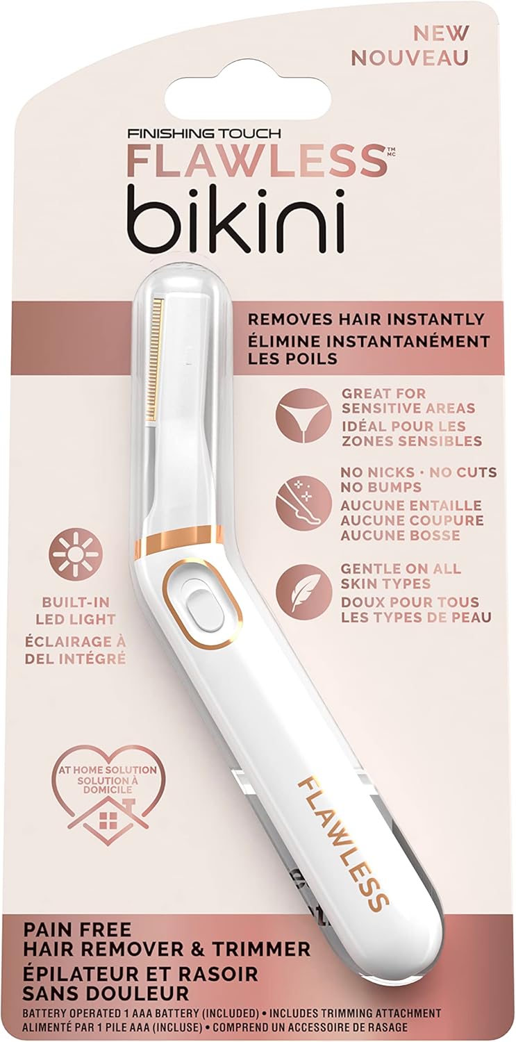 Finishing Touch Flawless Bikini Trimmer and Shaver Hair Remover for ...