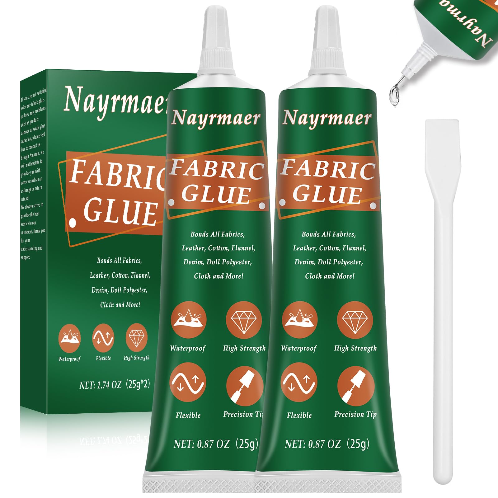 50 ml Fabric Glue for Clothes, Material Glue for Fabric, Strong Textile ...