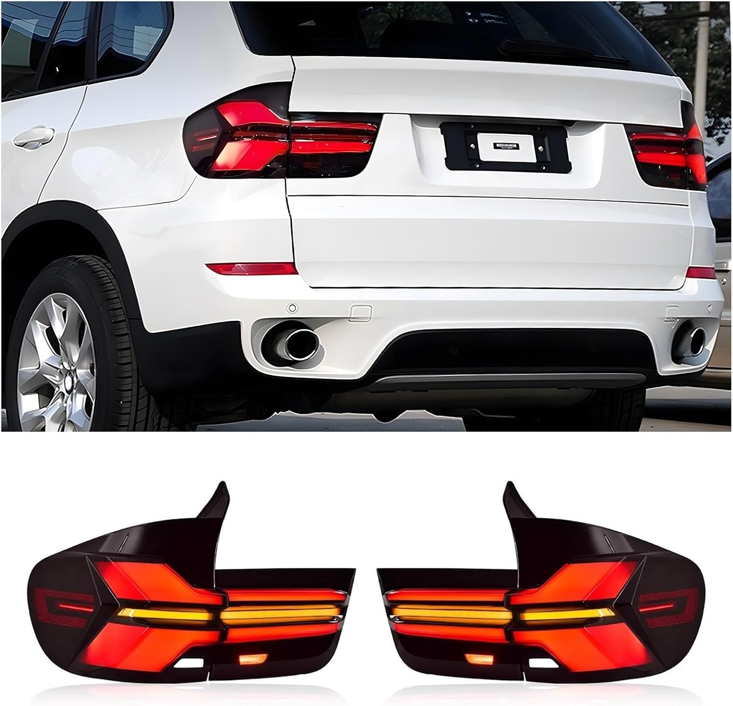 Amazon.com: Car Taillights,LED Tail Lights,Sequential Tail Lights ...