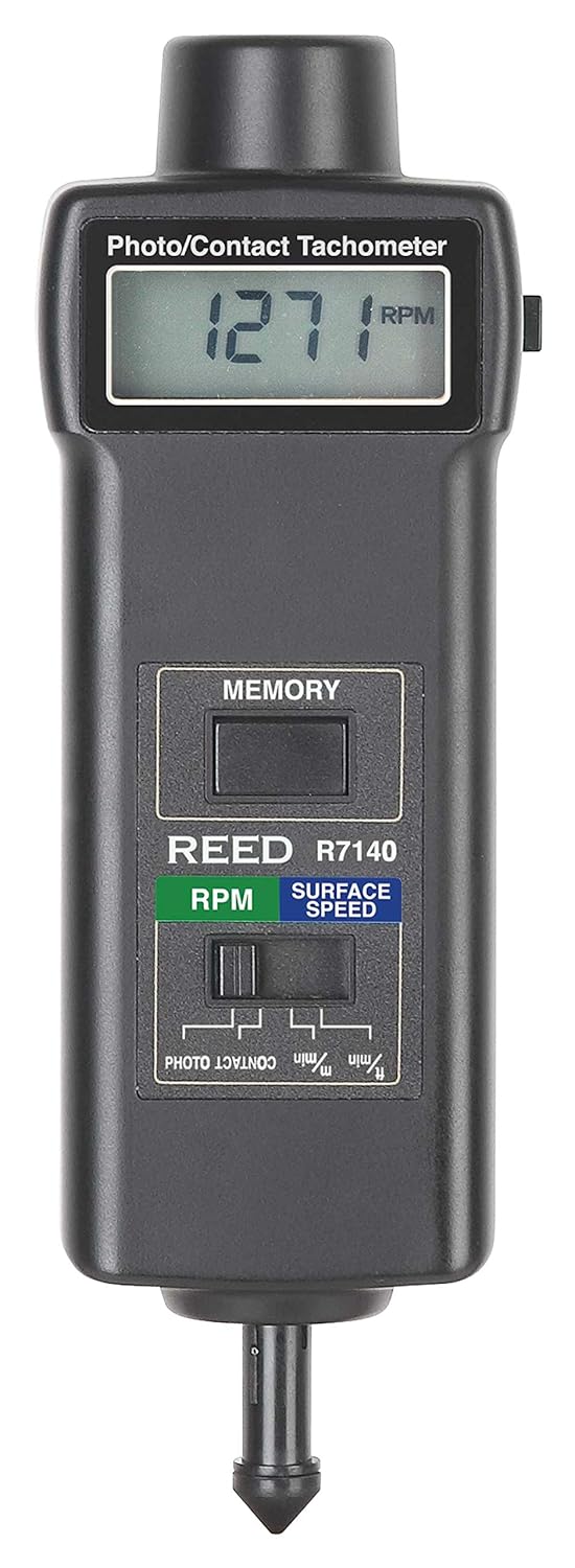 REED Instruments - K4010 R7140 Combination Contact/Photo Tachometer ...