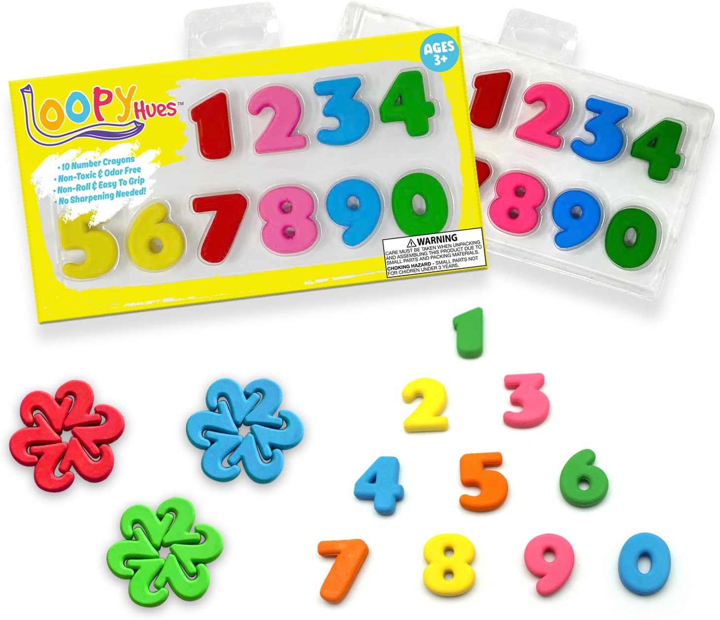 Amazon.com: Loopy Hues Bendable Crayons For Kids, Arts & Crafts, School ...