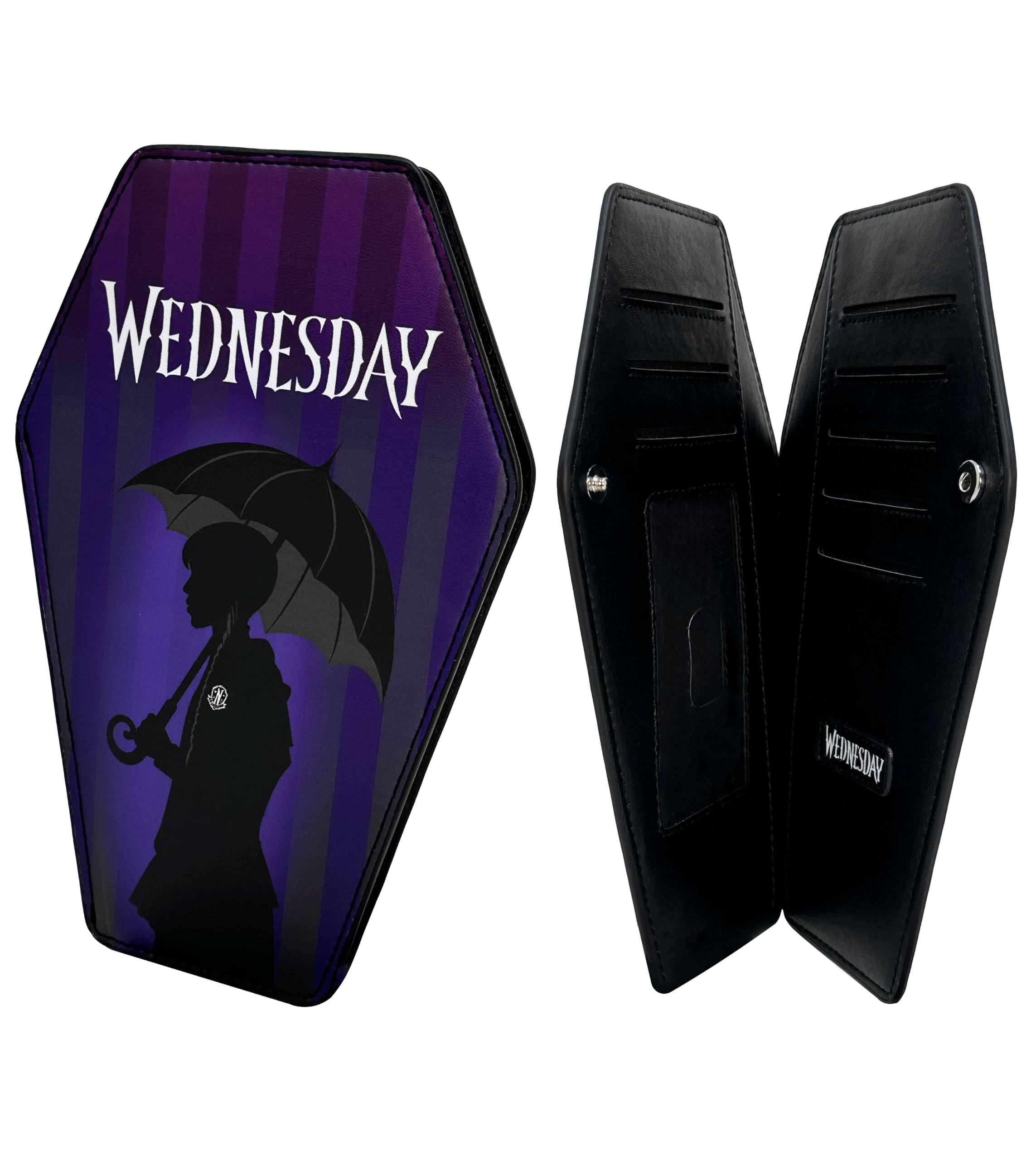 Amazon.com: Mad Engine Wednesday Addams Coffin-Shaped Gothic Style ...