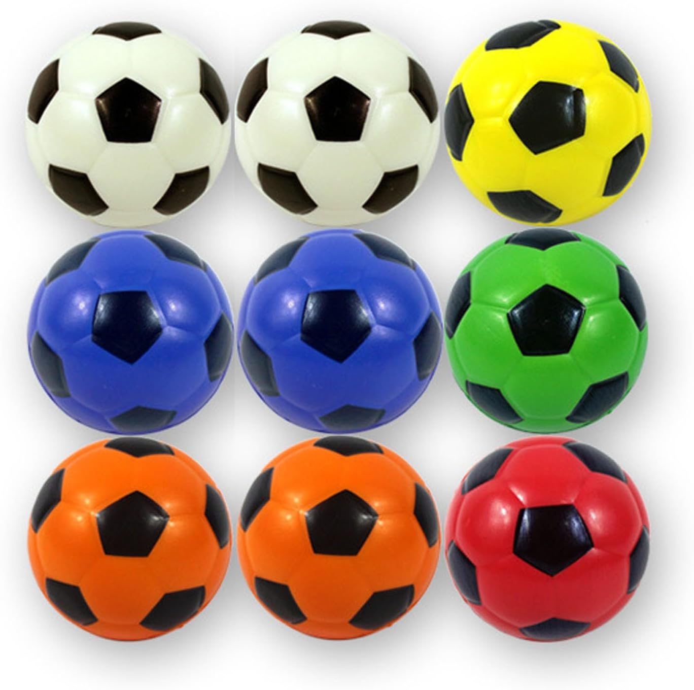 9 PCS Sponge Football, Stress Balls, Mini Football, Sports Balls Favors ...