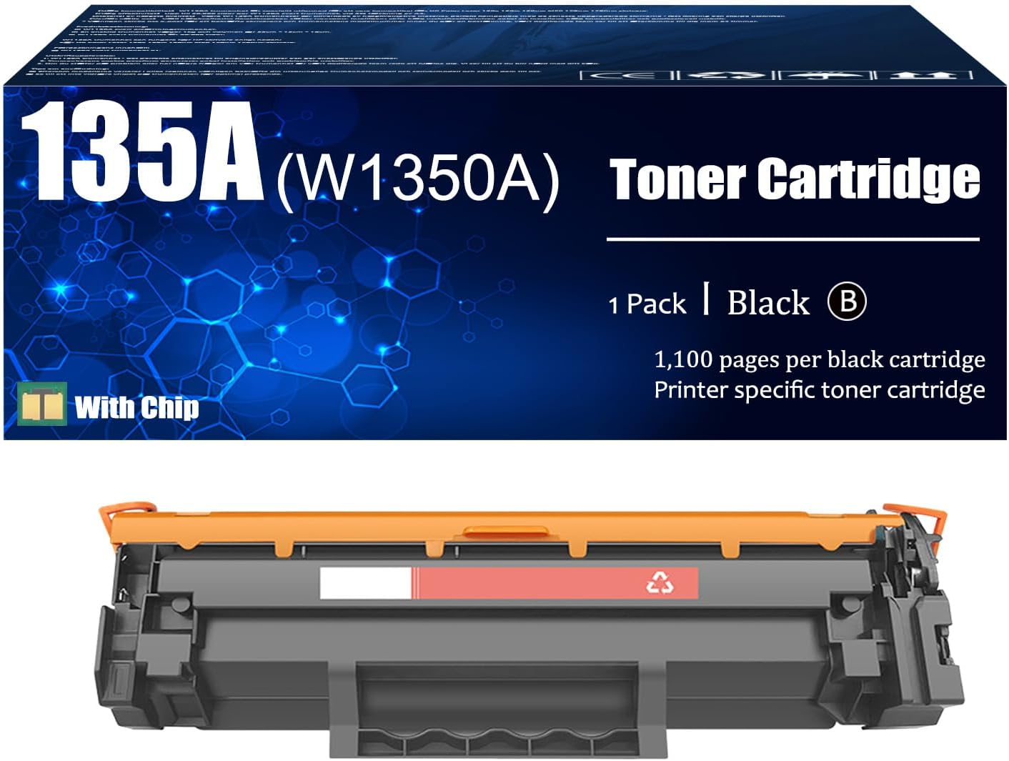 Amazon.com: Replacement 135A Toner Cartridge Compatible for HP 135A ...