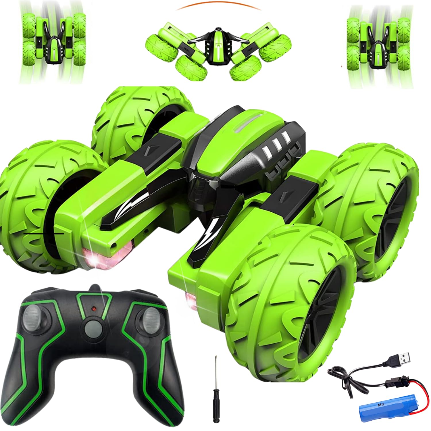 KIDZYMON® Auto Stunt RC Car for Boys Age 4+ Years Auto Playing Function ...