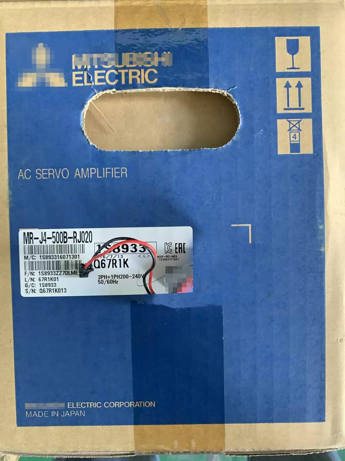 Amazon.com: CBBEXP MR-J4-500B-RJ020 Servo Driver Sealed in Box 1 Year ...