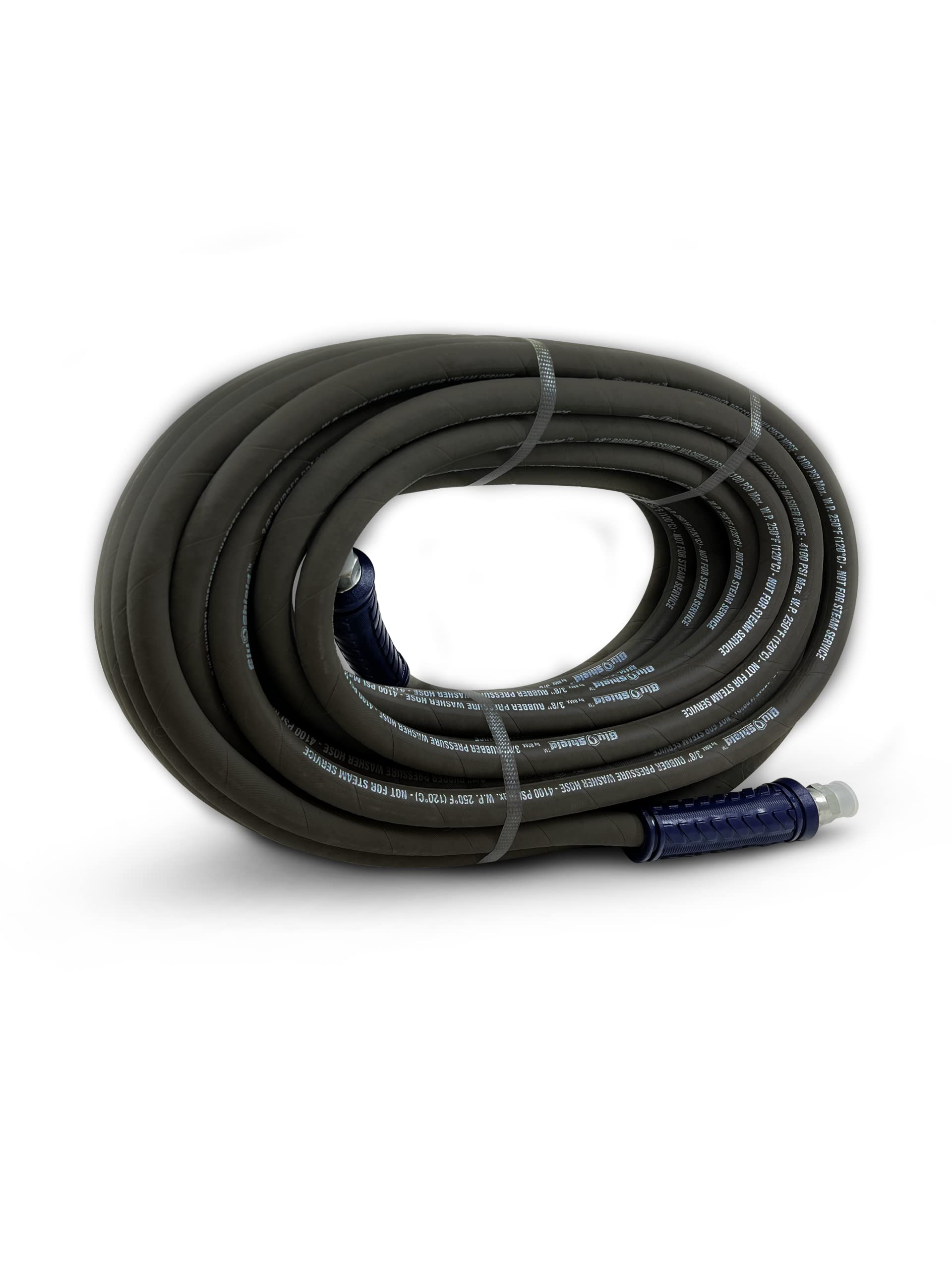 Snapklik.com : BluShield Aramid Braided Rubber Pressure Washer Hose ...