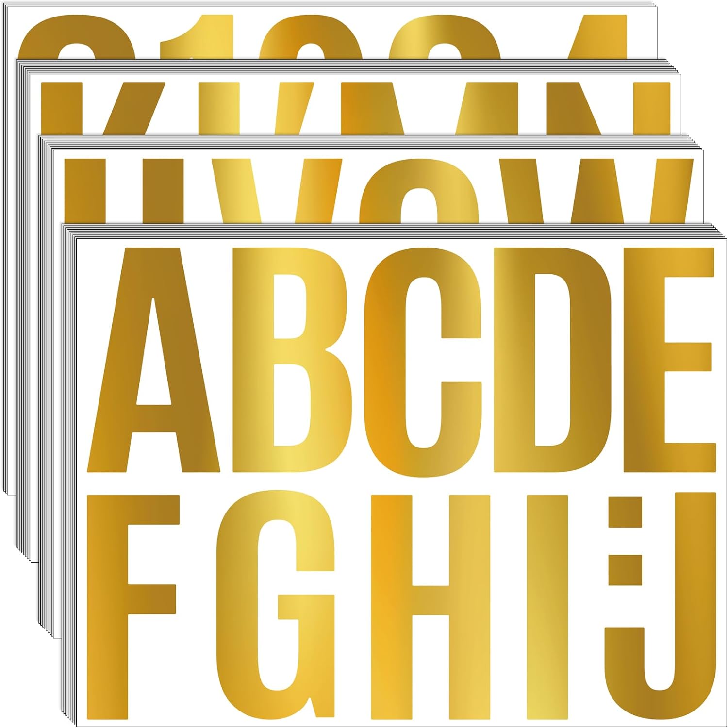 Amazon.com: Bemeol 30 Sheets Large Letter Sickers 4 inch Vinyl Letter ...