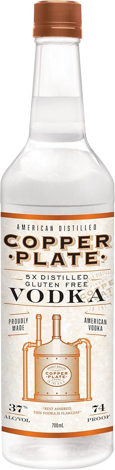 Copper Plate Vodka 700 ml : Amazon.com.au: Grocery