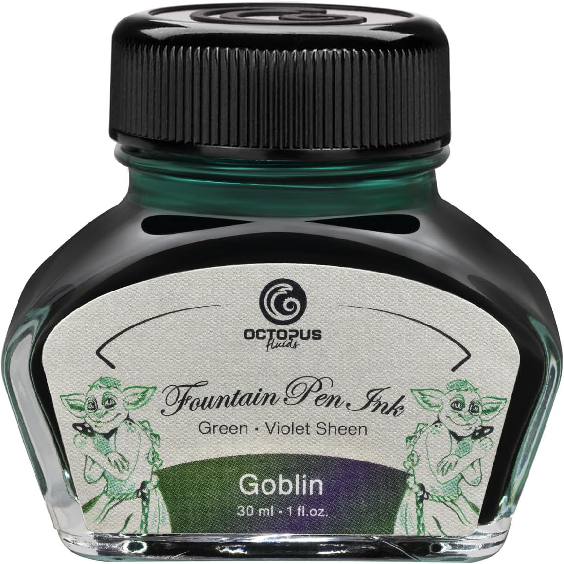 Amazon.com : Octopus Fluids Goblin Sheen Ink Fountain Pen Ink Jar ...