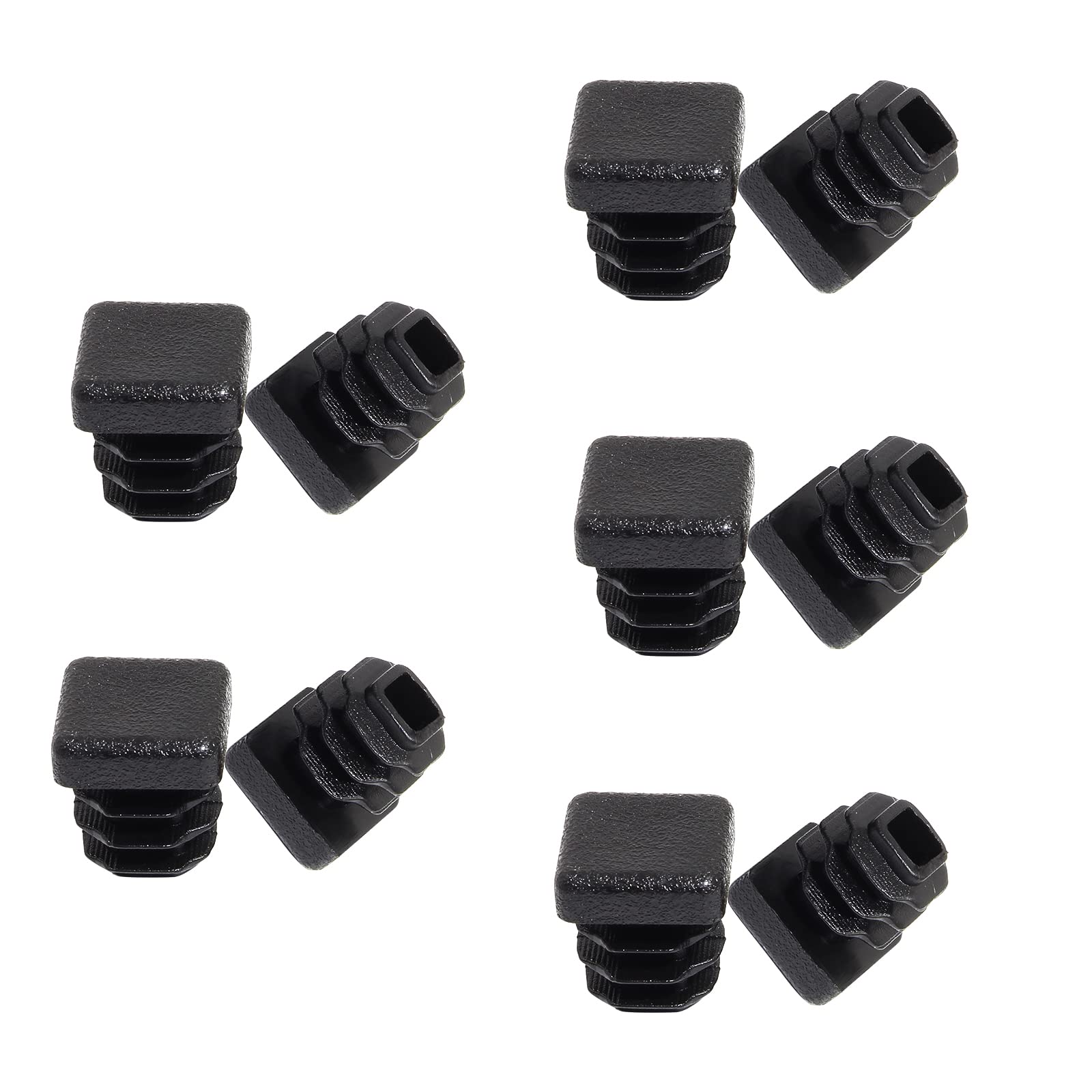 Amazon.com: Murtenze 50Pack 1/2 Inch Square Tube End Caps, Black ...