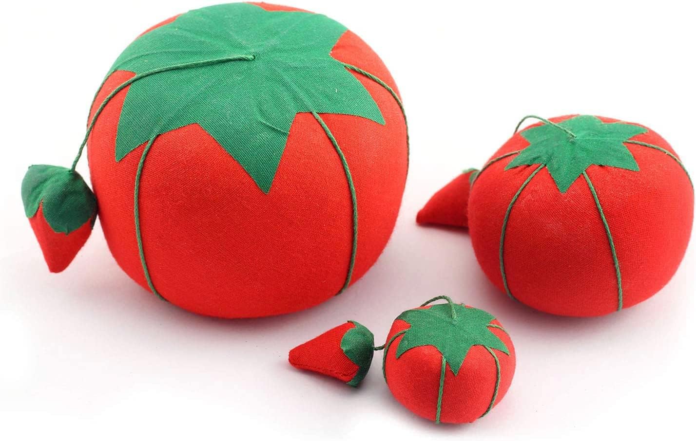 Amazon.com: bouti1583 3PCS Tomato Shaped Needle Pin Cushion DIY ...