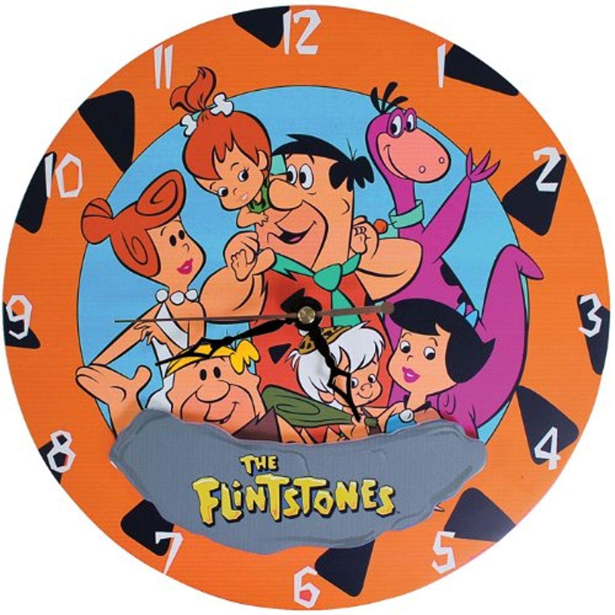 Buy Westland Giftware The Flintstone's MDF Wall Clock, 10-1/2-Inch ...