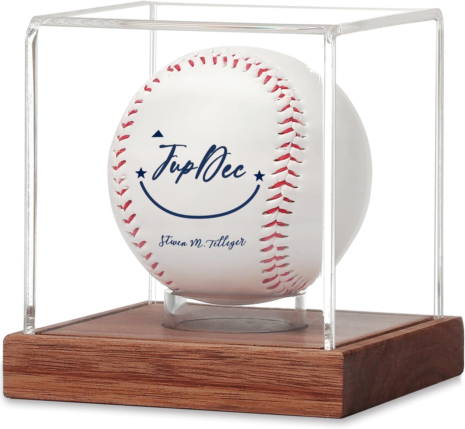 Amazon.com: Engraved Baseball Display Case | Baseball Case with Custom ...