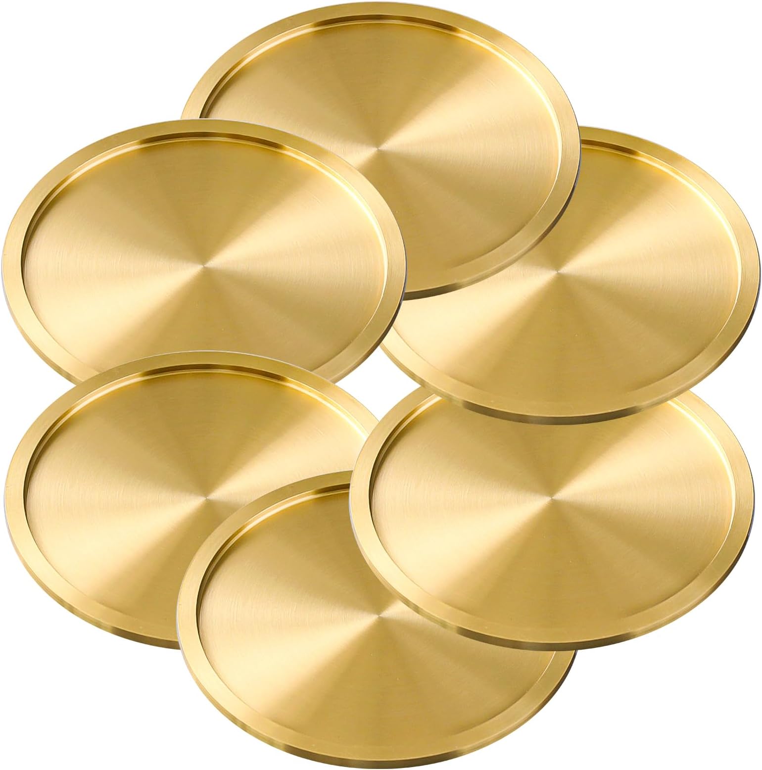 Amazon.com: Small Copper Drink Coaster 2.95'' Copper Coaster Brass ...