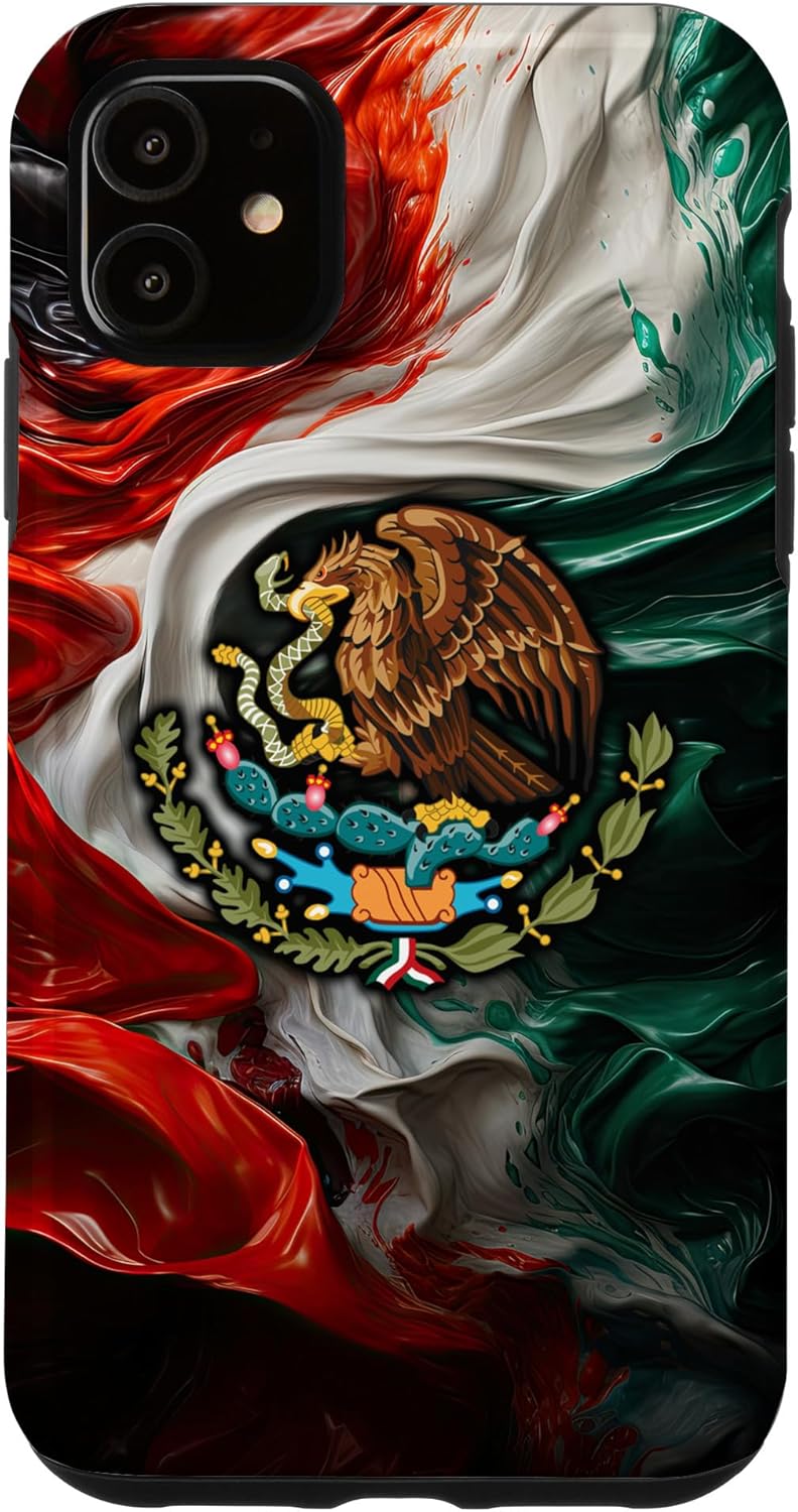 Amazon.com: Smoky Mexican Flag México Pride Cinco de Mayo Case for ...