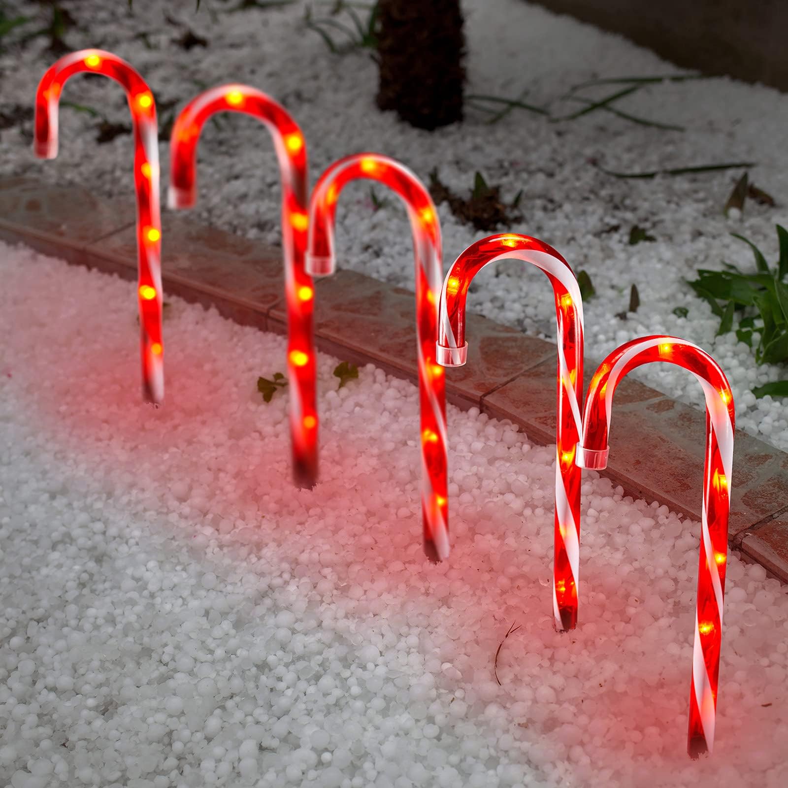 Amazon.com: XMASLAND Christmas Decorations Pathway Lights Outdoor - 17 ...