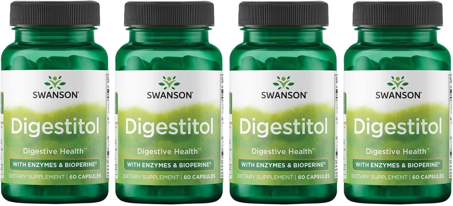 Amazon.com: Swanson Digestitol - Natural Digestive Health Support ...