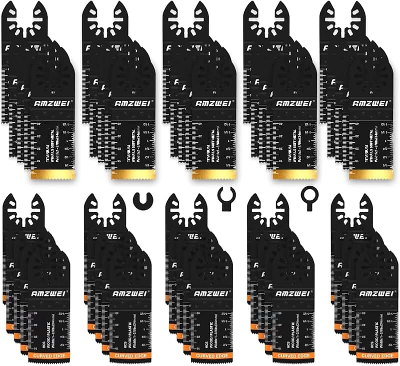 Amazon.com: Power Oscillating Tool Blades - Power Oscillating Tool ...