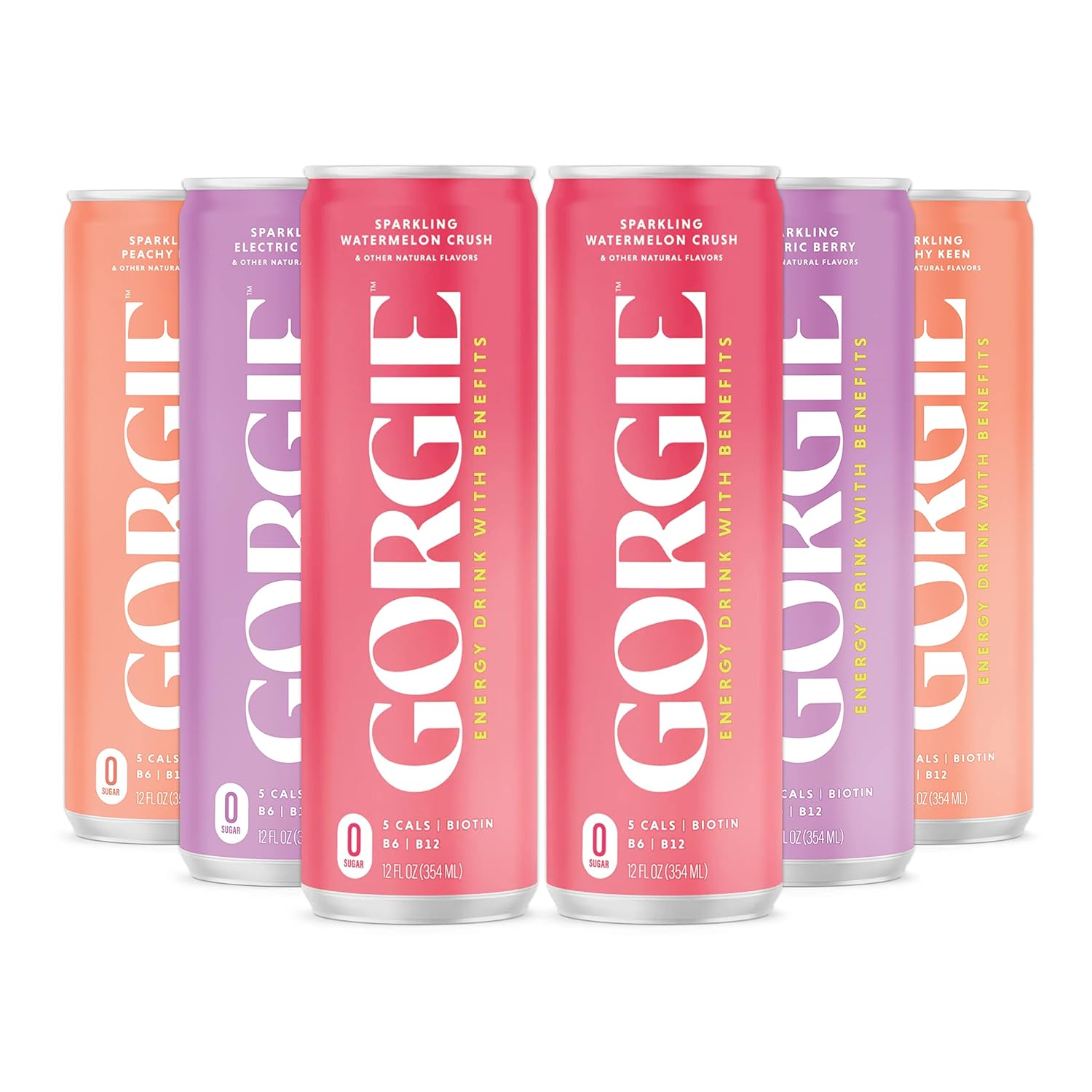 Amazon.com : GORGIE Sugar Free Natural Energy Drinks, Sparkling ...