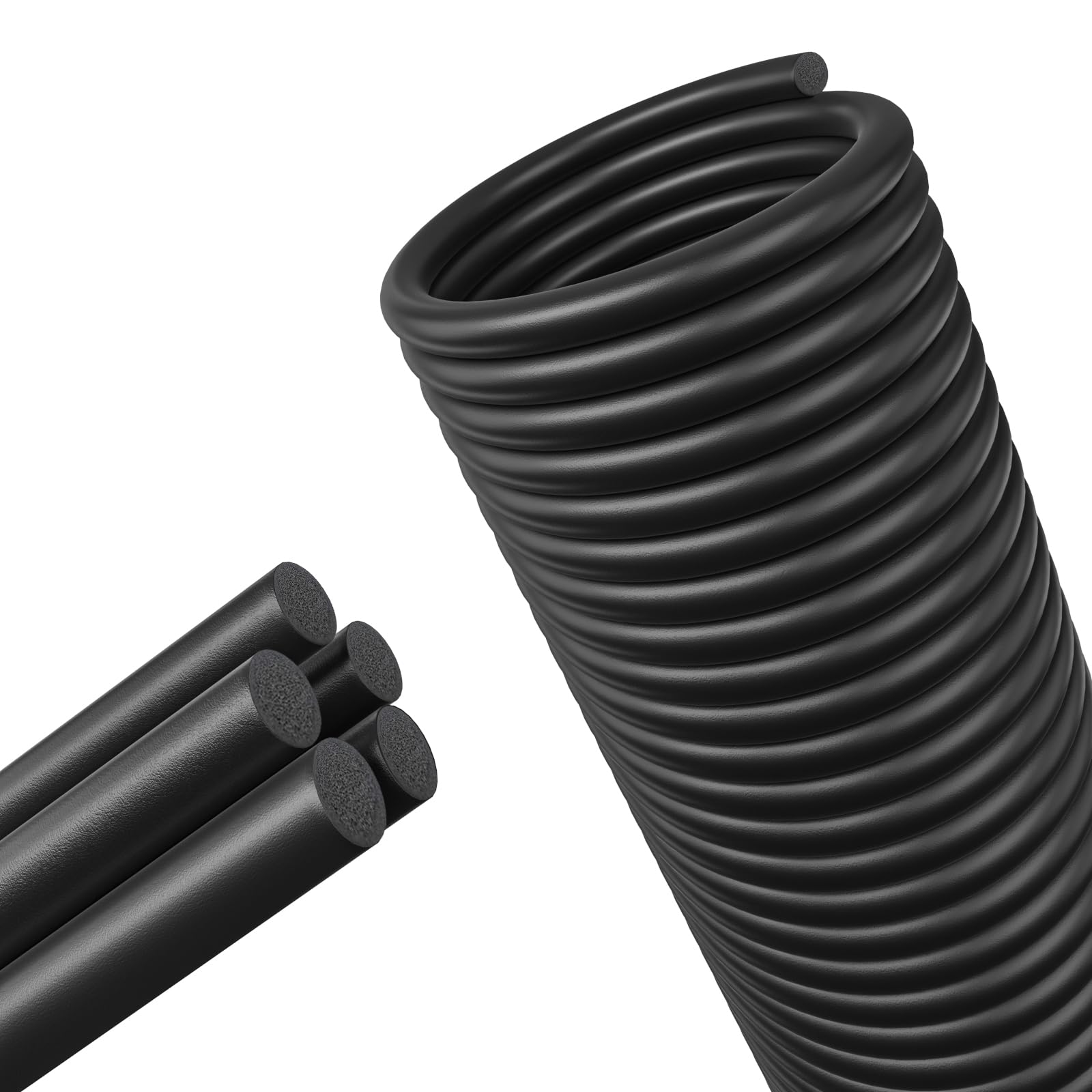Snapklik.com : Backer Rod 3/4 Inch, Concrete Crack Filling EPDM Rubber ...