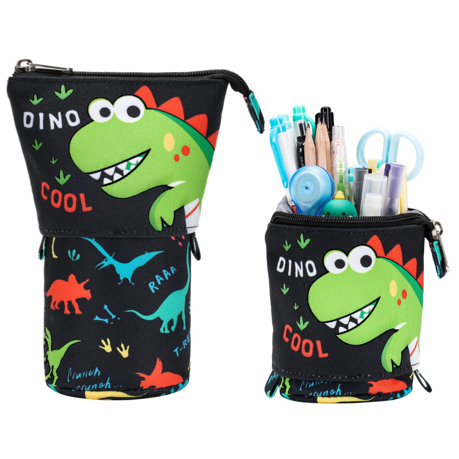 Amazon.com: BrainyBees Standing Pencil Case Boys - Kawaii Pencil Case ...