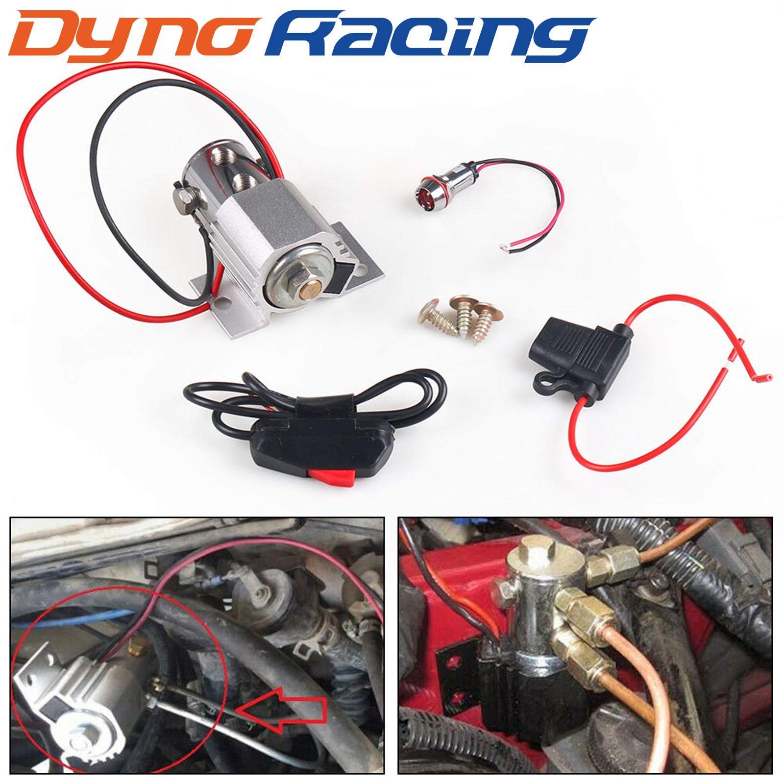 Snapklik.com : Dyno Racing Front Brake Line Lock Kit Stainless Steel ...