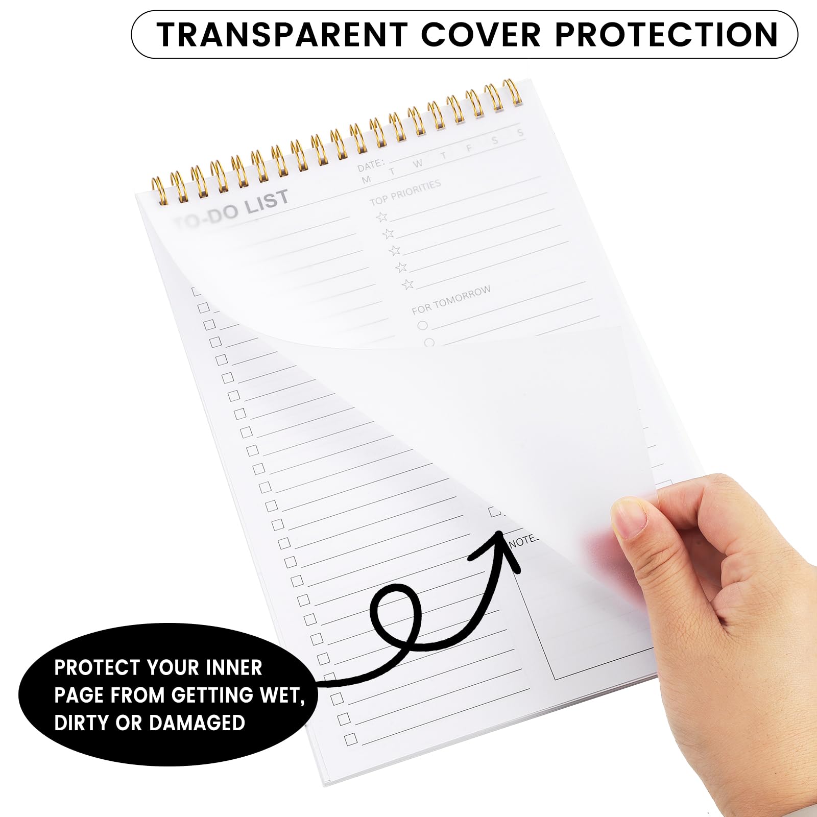 Snapklik.com : To Do List Notepad, 120 Pages 85x11" To Do List Notebook ...