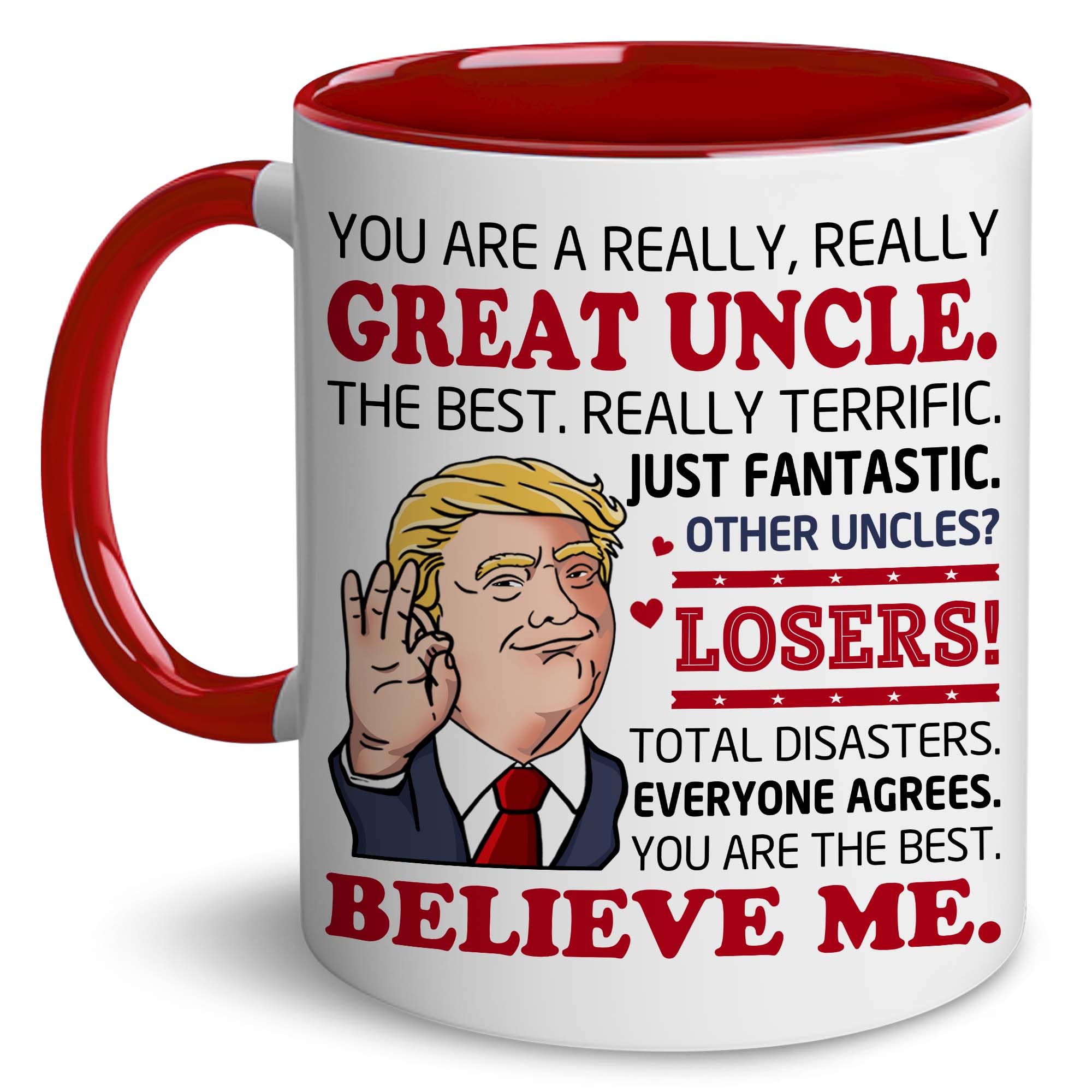 Amazon.com | BECHUSKY Christmas Mug For Uncle - Uncle Mug - Uncle Gifts ...