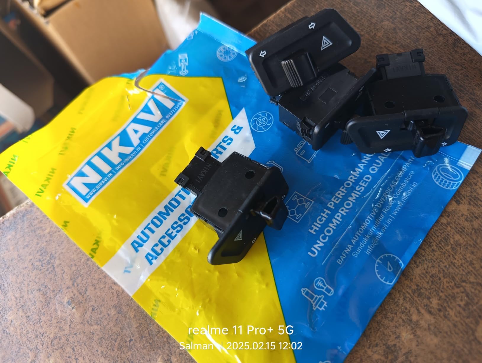 NIKAVI MS29 Indicator With Parking Hazard Switch Compatible for Activa ...