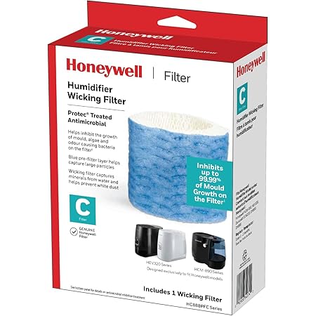 Amazon.com: Honeywell Replacement Wicking Filter A, 1 Pack, White ...