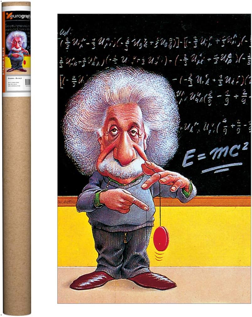 Amazon.com: EuroGraphics Einstein-E=mc2 Poster, 36 x 24 inch: Posters ...