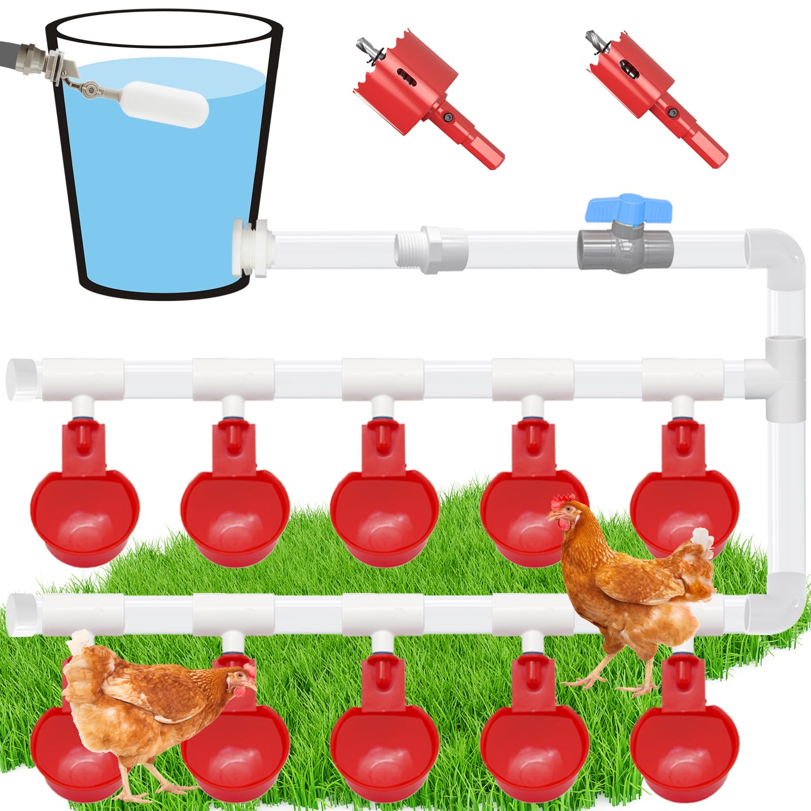 Chicken Watering Devices Building A DIY Chicken Waterer