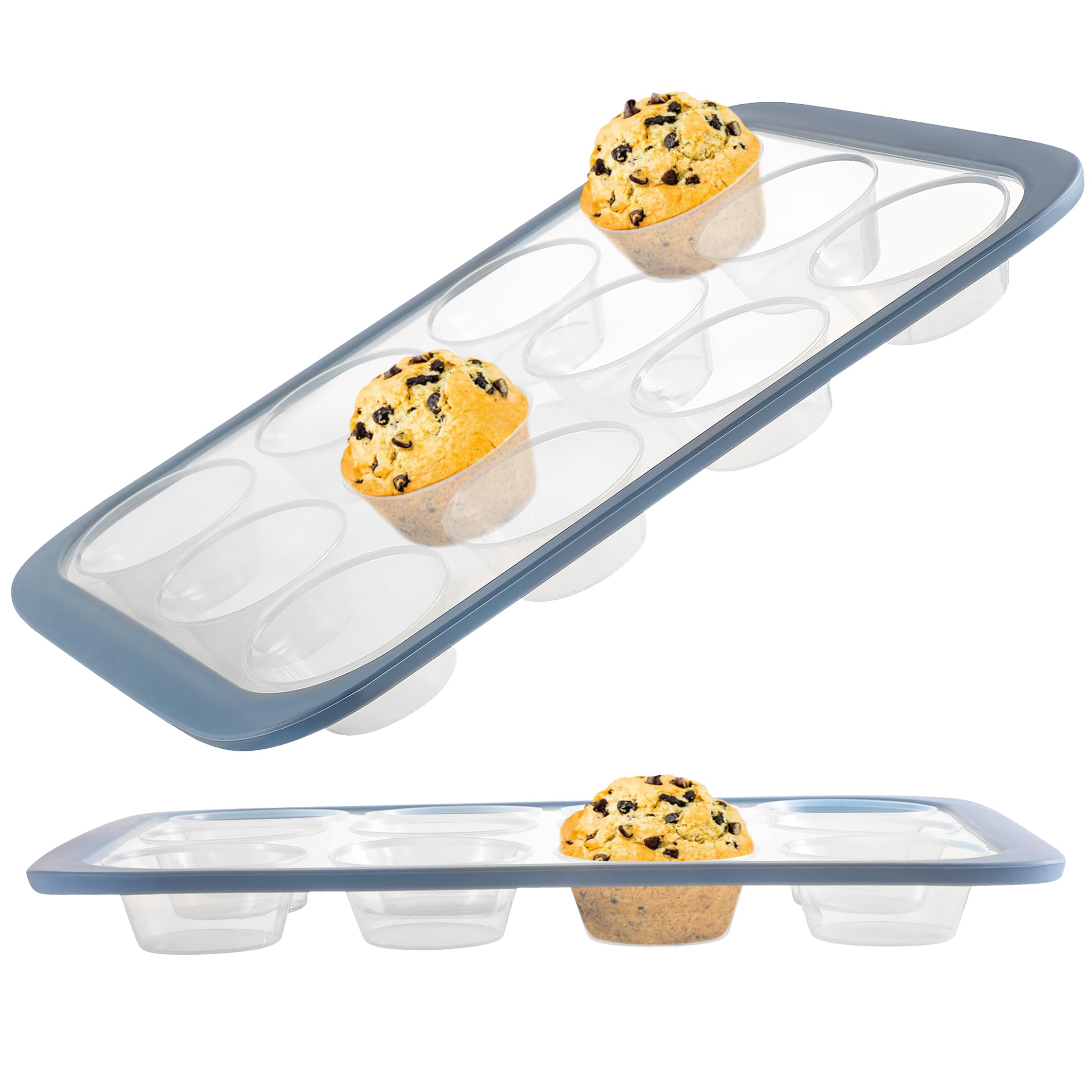 Amazon.com: Chef's Path Silicone Muffin Pan - Nonstick BPA-Free Cupcake ...
