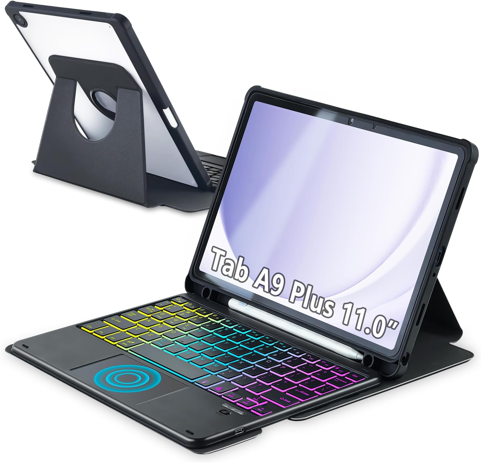 Amazon.com: INFILAND for Samsung Galaxy Tab A9 Plus 5g Case with ...