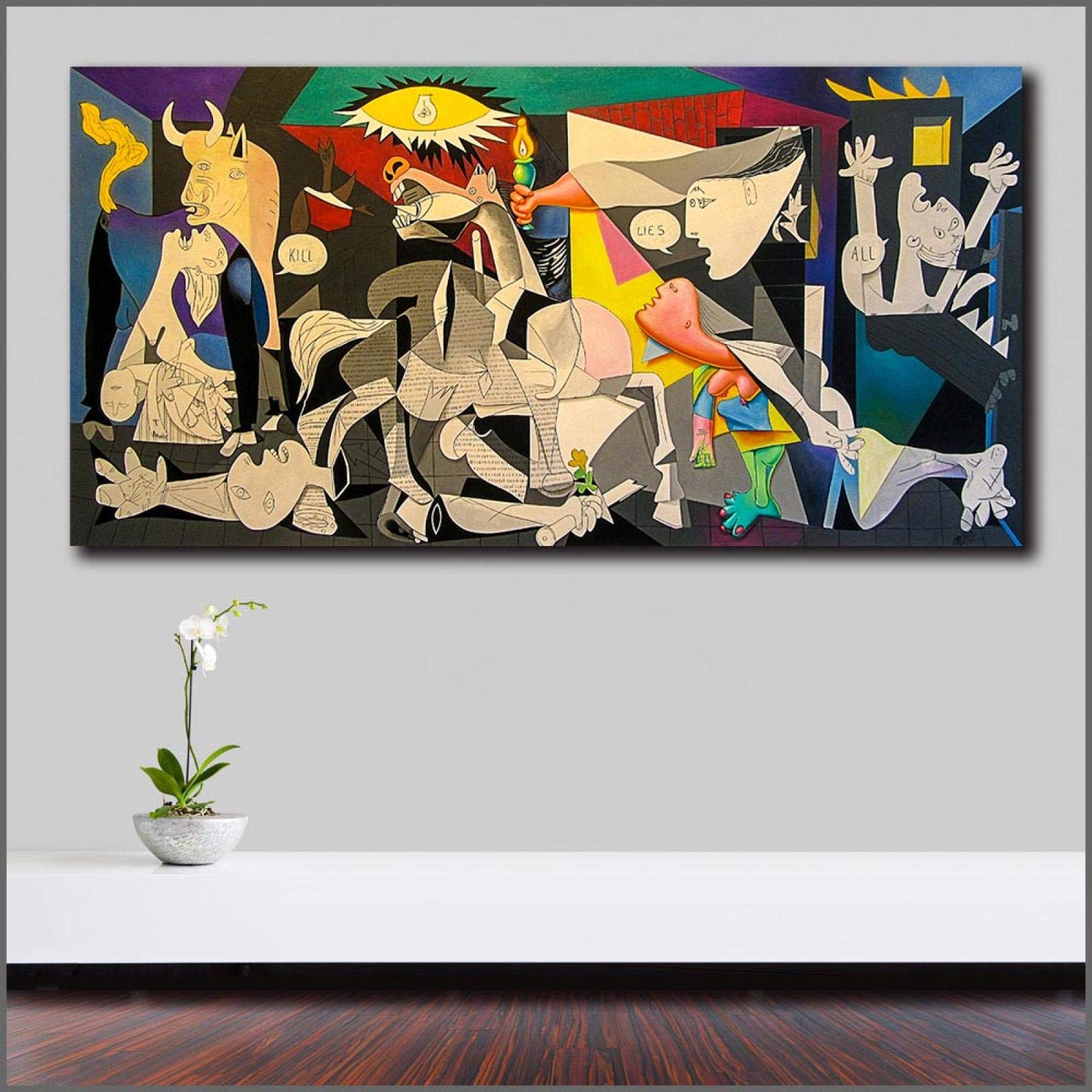 Guernica Picasso Behang Pablo Picasso Guernica CUBISM CANVAS PAINTING