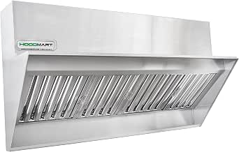 Amazon.com: HOODMART 12' Low Proximity Backshelf Kitchen Hood for ...