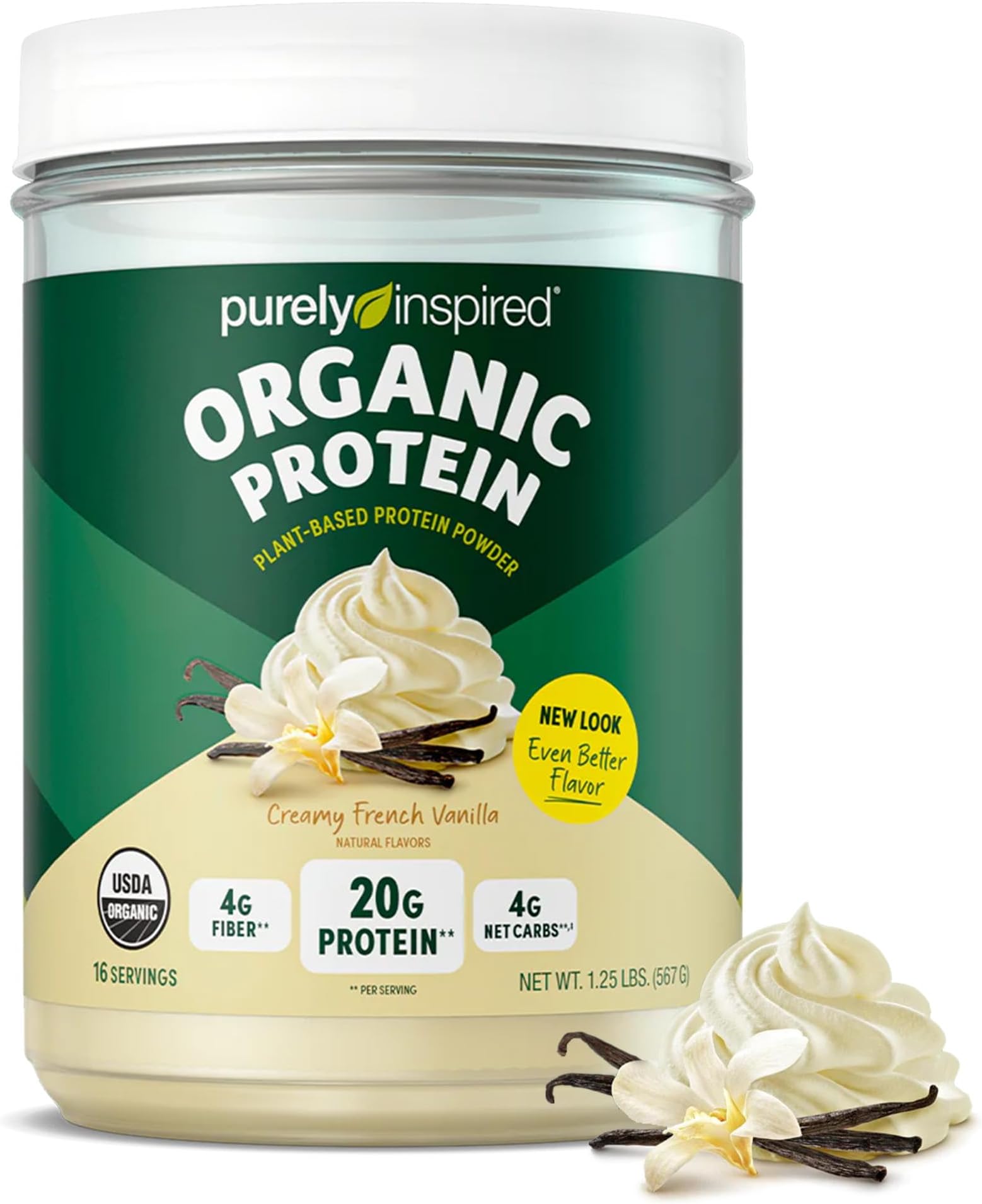 Amazon.com: Purely Inspired Plant-Based Protein Powder for Men & Women ...