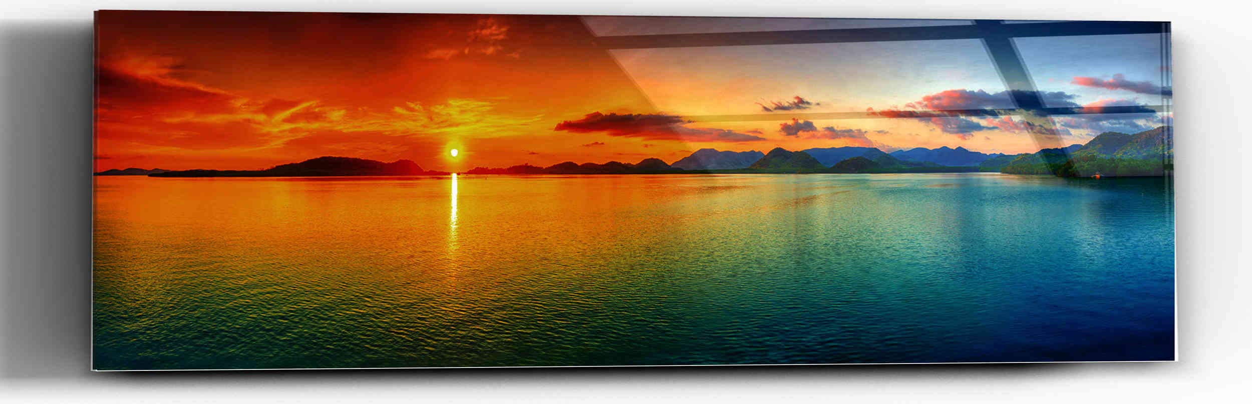Amazon.com: Epic Graffiti "Gypsy Sunset in a High Gloss Acrylic Wall ...