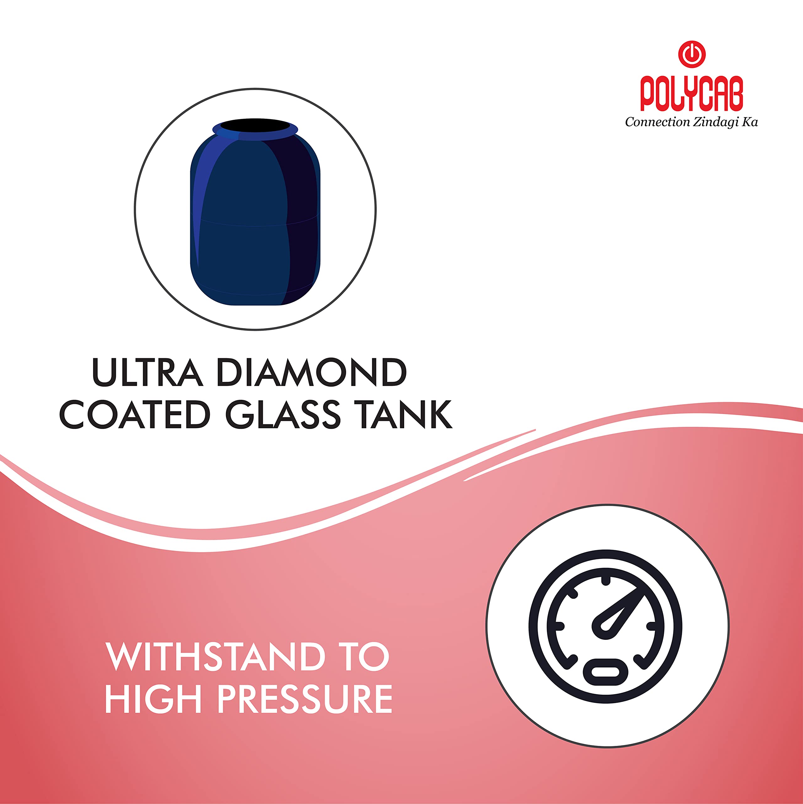 Buy Polycab Elanza 10Ltr Electric Storage Water Heater (Geyser) with ...