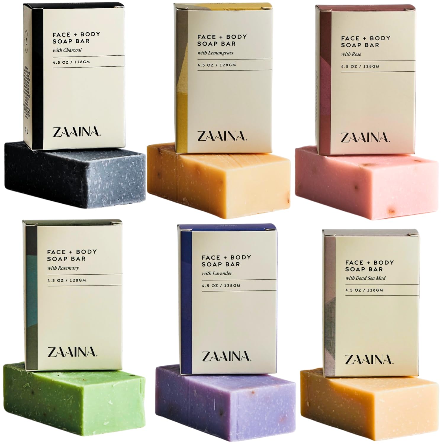 Amazon.com: ZAAINA All Natural Soap - Moisturizing Soap Bars for Men ...