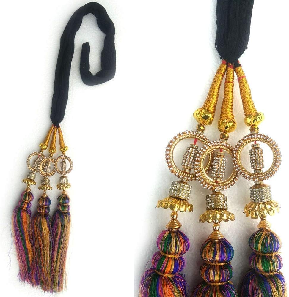 N'A Long Length Multicolour Punjabi Hair Paranda for Women|Hair ...