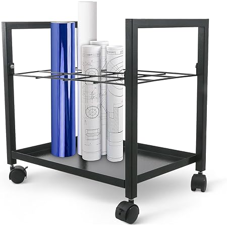 Amazon.com: Cathyeen Blueprint Storage Rack Blueprint Holder Metal ...