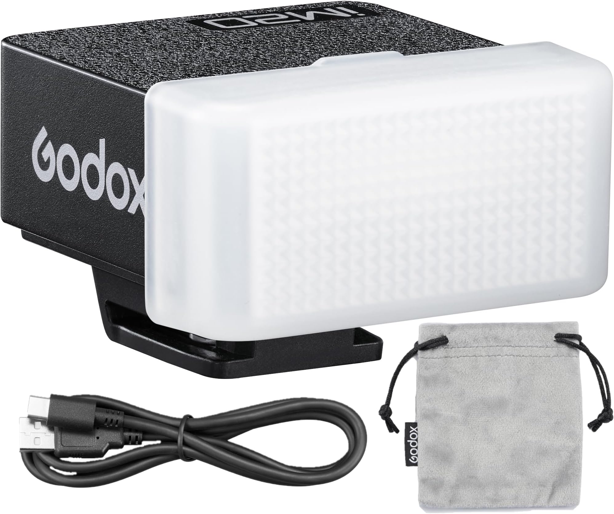 Amazon.com : Godox iM20 Camera Flash with Diffuser, GN10, USB-C ...